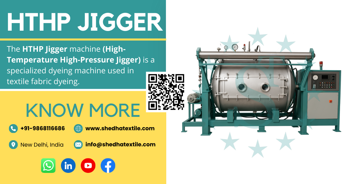 HTHP Jigger | Dyeing machine | 300 & 500 Kgs. | Superior